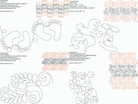 Pantographs - Diane's Longarm Quilting