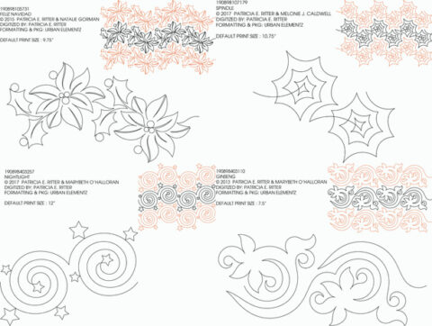 Pantographs - Diane's Longarm Quilting